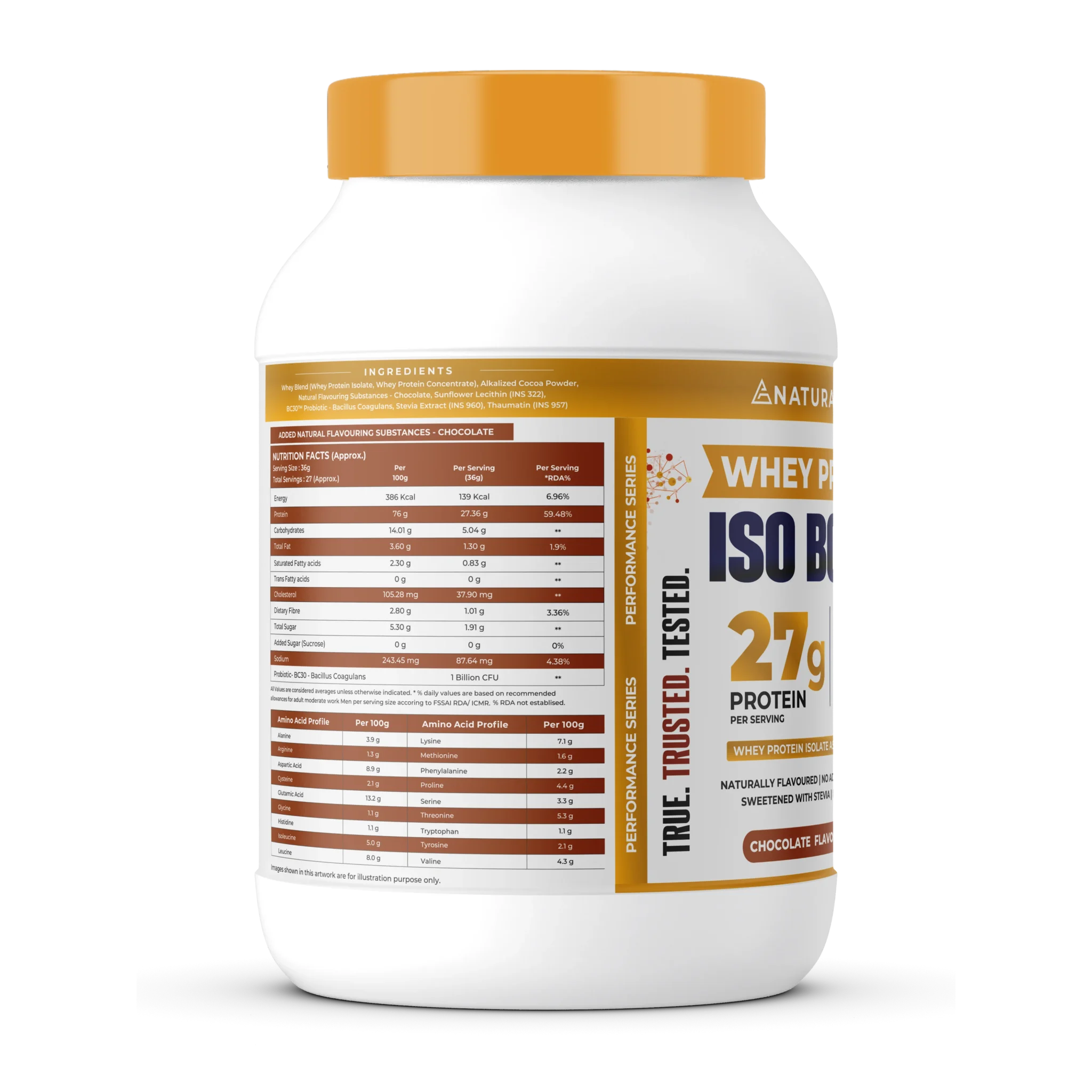 100% Natural Whey Protein Max – naturaltein